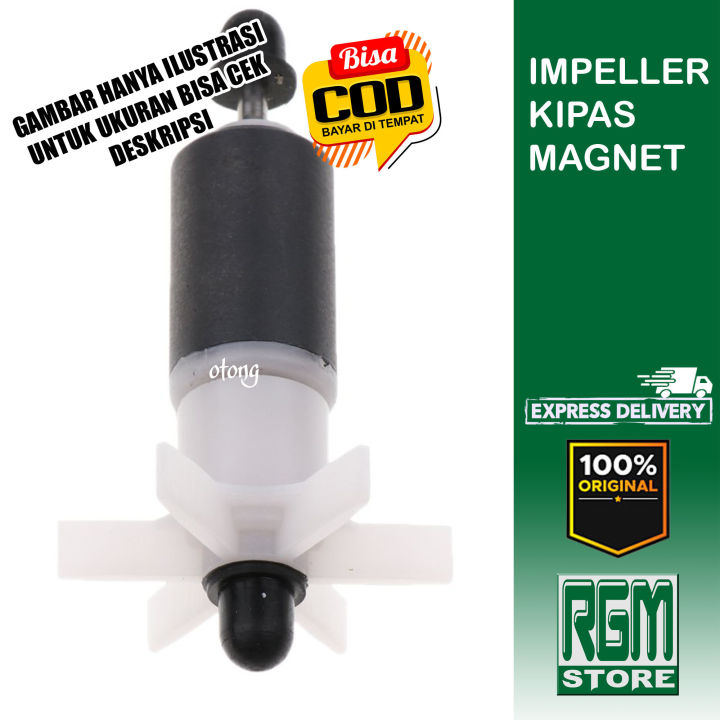 KIPAS IMPELLER MAGNET ROTOR MESIN POMPA CELUP SPAREPART AQUARIUM ...