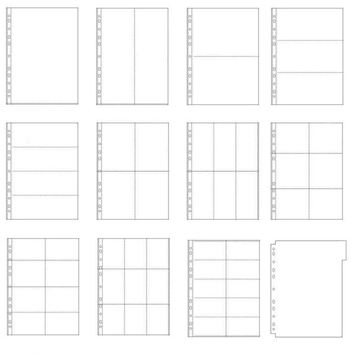 (SG Local) A4 Clear 10 Pack Photo Album Refill Pages File Protector 11 ...