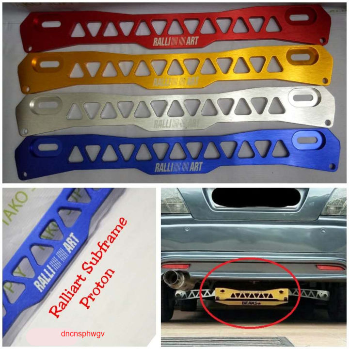 RalliArt Rear Subframe Bar Proton Wira Gen2 Persona Satria neo Waja EVo ...