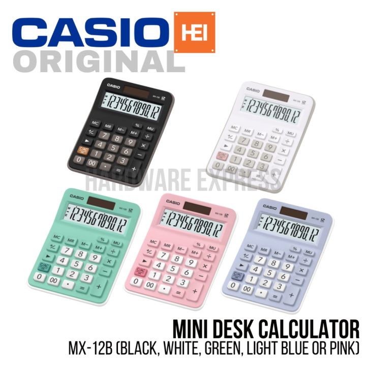 nasa oras na paghahatid CASIO MX-12B Mini Desk Type Calculator black ...