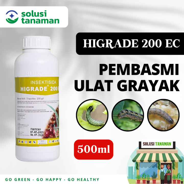 Pestisida Higrade 500ml Obat Hama Pembasmi Hama Ulat ,Telur Ulat ...