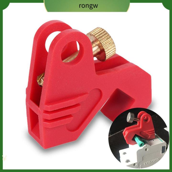 RONGW แบบพกพา MCB Universal Copper Safety Loto Lock Lockout Circuit ...