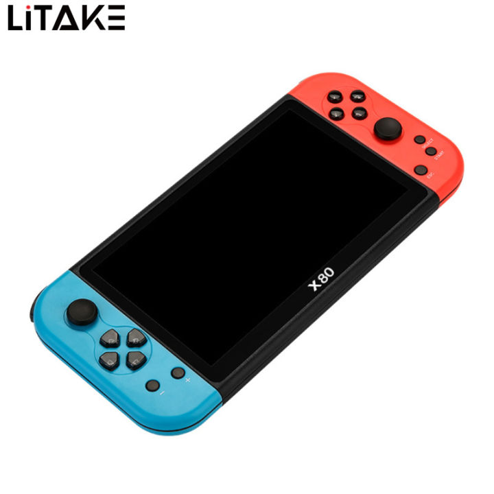 X80 Handheld Game Console 7-inch High Definition IPS Screen 3000mAh ...