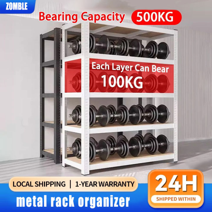 6 Layers Metal Stante Storage Rack Steel Boltless Organizer Rack ...