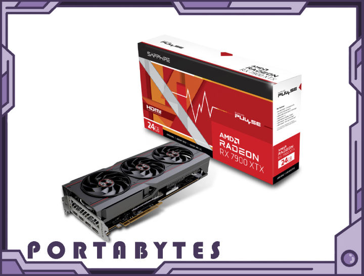 Sapphire Pulse AMD Radeon RX 7900 XTX Gaming OC GDDR6 Graphic Card ...