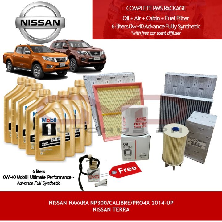 [FULL PMS COMBO SET] NISSAN NAVARA | NISSAN TERRA | ENGINE OIL + OIL ...