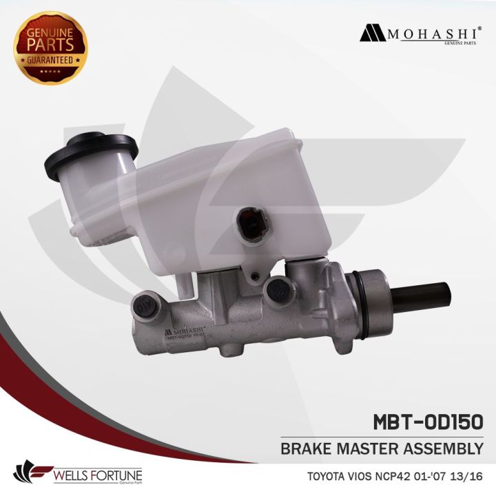 TOYOTA VIOS NCP42 2001 - 2007 13/16" BRAKE MASTER ASSEMBLY MOHASHI ...