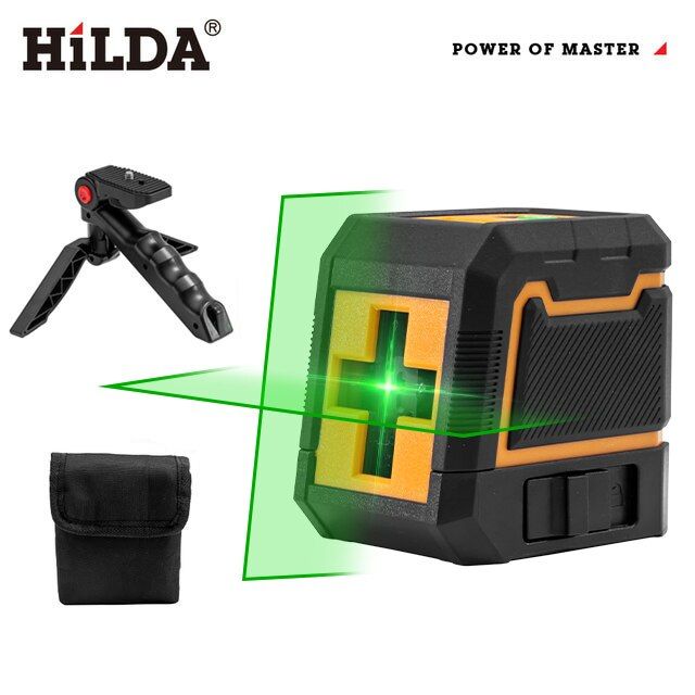 HILDA 2 Lines Laser Level Self-Leveling Horizontal And Vertical Cross ...