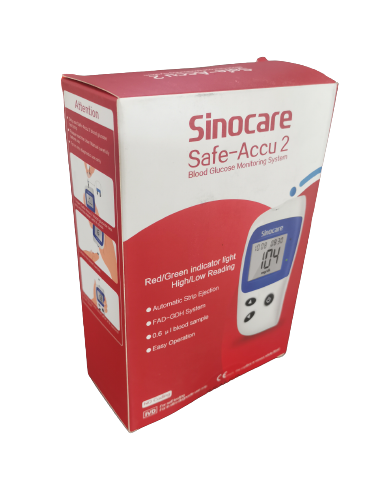 Sinocare Safe-Accu 2 Glucometer Complete Set | Lazada PH