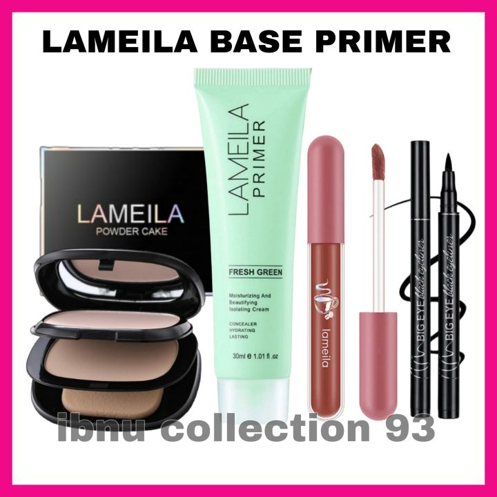 PAKET KOSMETIK HEMAT 4 IN 1 - MAKEUP BASE PRIMER FOUNDATION LAMEILA | Lazada Indonesia