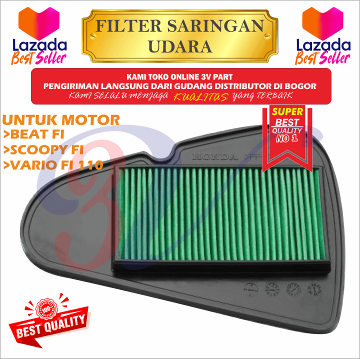 FILTER SARINGAN UDARA BEAT FI 17210-K16-900 | Lazada Indonesia