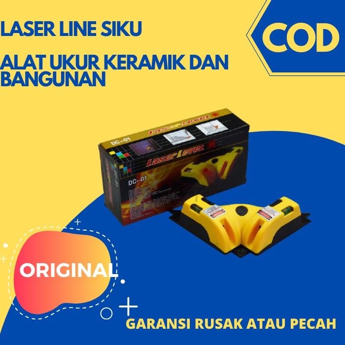 Laser Siku Sudut Leveling 90 Derajat Laser Merah Waterpass Praktis alat ...