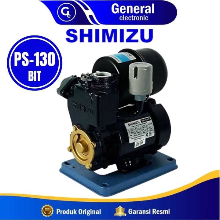 Mesin Pompa Air Shimizu Otomatis PS 130 BIT / PS130 / Sumur Dangkal ...