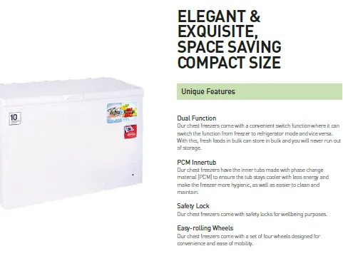 WINIA CHEST FREEZER 200L DCF-250DFL | Lazada