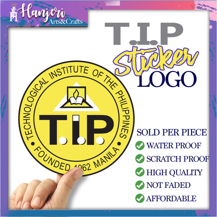 Vinyl Sticker TIP - Technological Institute of the Philippines Logo ...