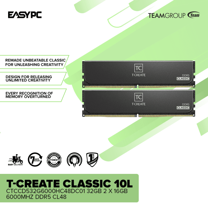 EasyPC | TEAMGROUP T-Create Classic 10L CTCCD532G5600HC46DC01 32GB 2 x ...