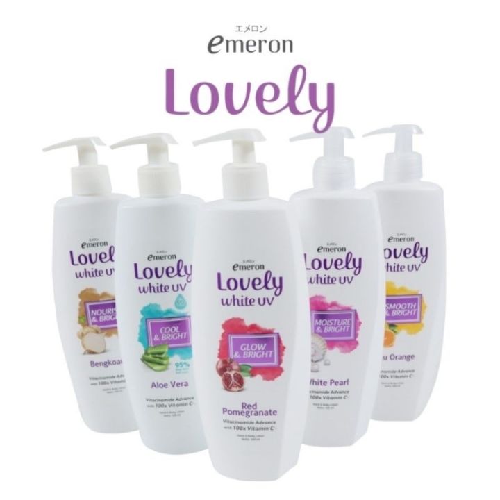 Emeron Lovely White Body Lotion Cool & Bright 500 ml - Emeron Lovely ...