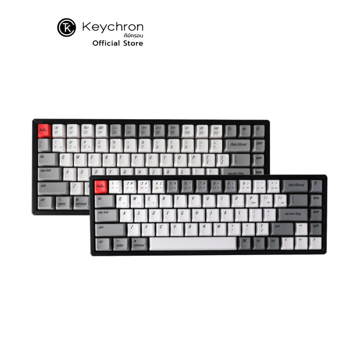 Keychron Keycap Set PBT K2,K6,K4,K8 OEM Profile Dye-Sub - Retro ENG ...