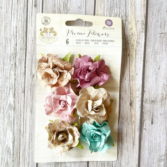 Prima Marketing Paper Flowers for Scrapbooks, Journals, Papercrafts ...
