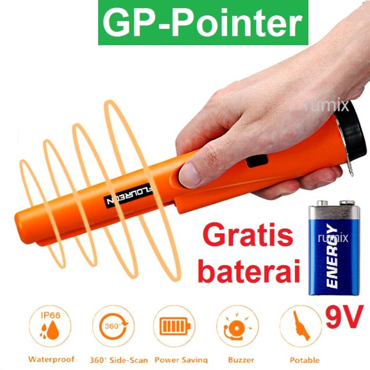 GP Pointer S Metal Detector Alat Pendeteksi Logam Detektor Emas Harta Terpendam Metal Emas Perak ...