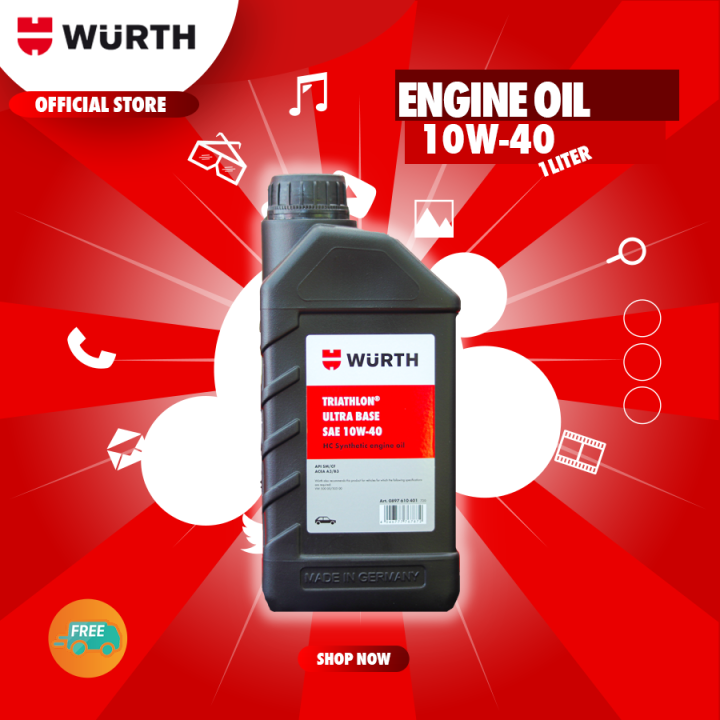 Wurth Premium Engine Oils Triathlon® Ultra Base 10W-40 1 Liter | Lazada PH