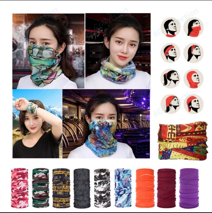 BGC COD Seamless (walang tahi)Multifunctional Necktube Bandana ...
