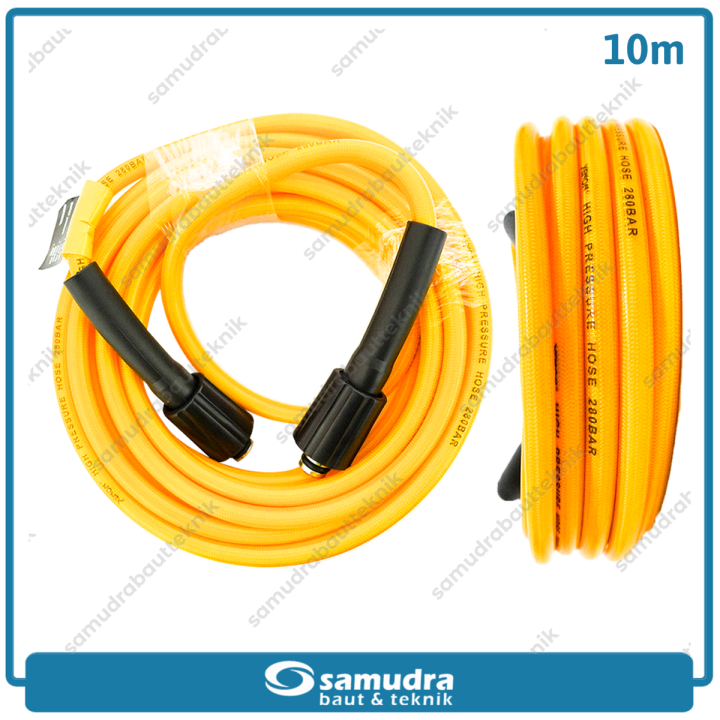 Selang Jet Cleaner XENON 10 meter Hose Cuci Steam Mobil Motor Kuning ...