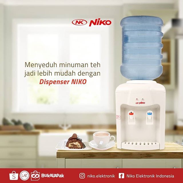 NIKO Water Dispenser Hot & Normal - NK - 8W | Lazada Indonesia