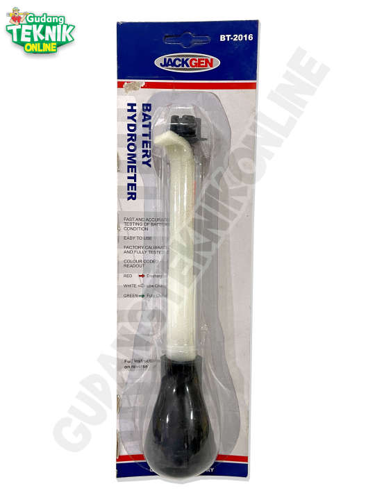Battery Hydrometer Tes Aki Accu JACKGEN BT-2016 / Alat Tes Kadar Air ...