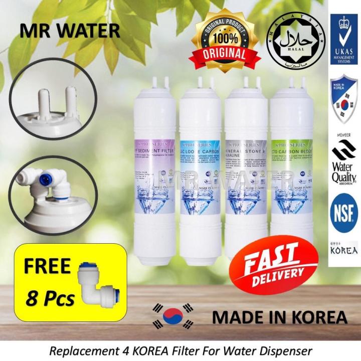 K PRO Alkaline Filter ( Korea ) - 4 pcs - 11" Replacement Water Filter ...