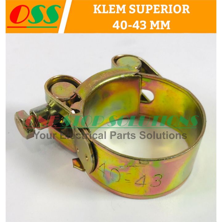 KLEM SUPERIOR ATAU CLAMP SUPERIOR ATAU HEAVY DUTY HOSE CLAMP 40-43 MM ...