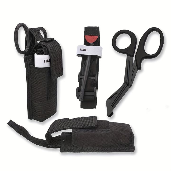 Outdoor tourniquet kit CAT one-handed rotating tourniquet with scissors ...