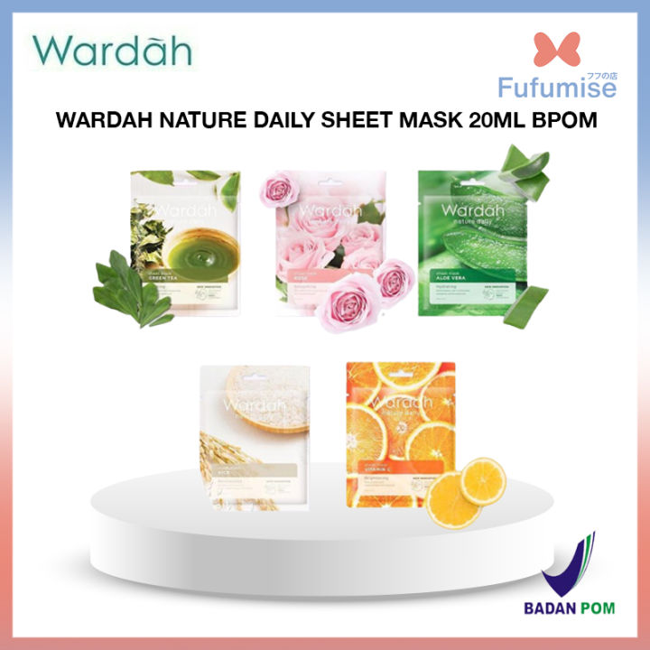 Wardah Nature Daily Sheet Mask 20ml BPOM | Lazada Indonesia