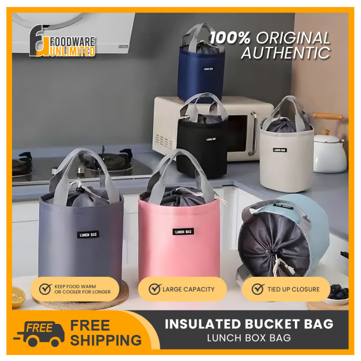 Lunch Bag Lunch Box For Adult Thermal Insulation Round lunchbox Food ...