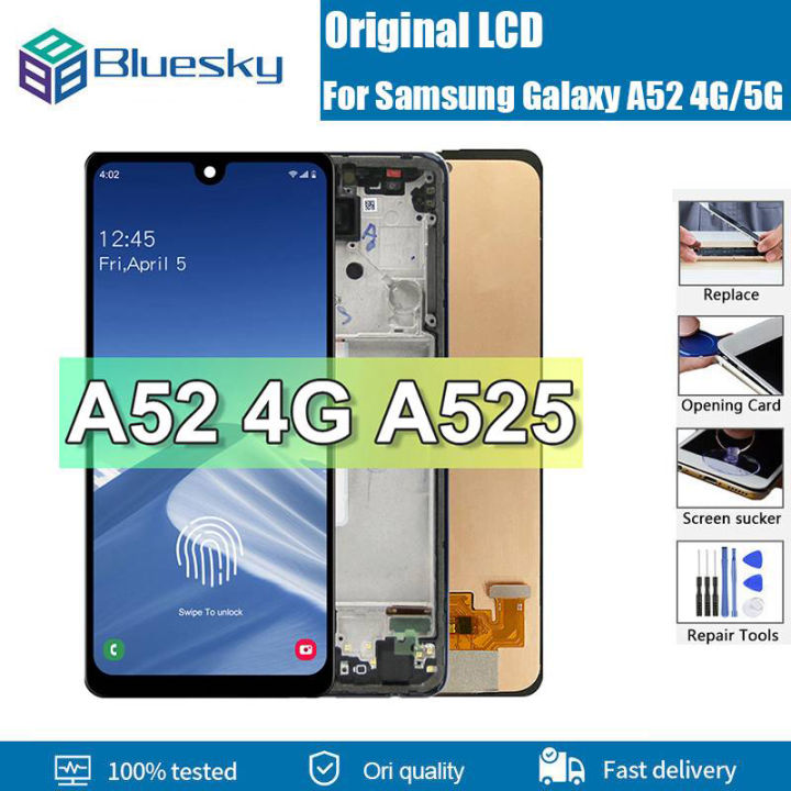 Bluesky Super AMOLED For Samsung Galaxy A52 4G LCD A525 Display A525F ...