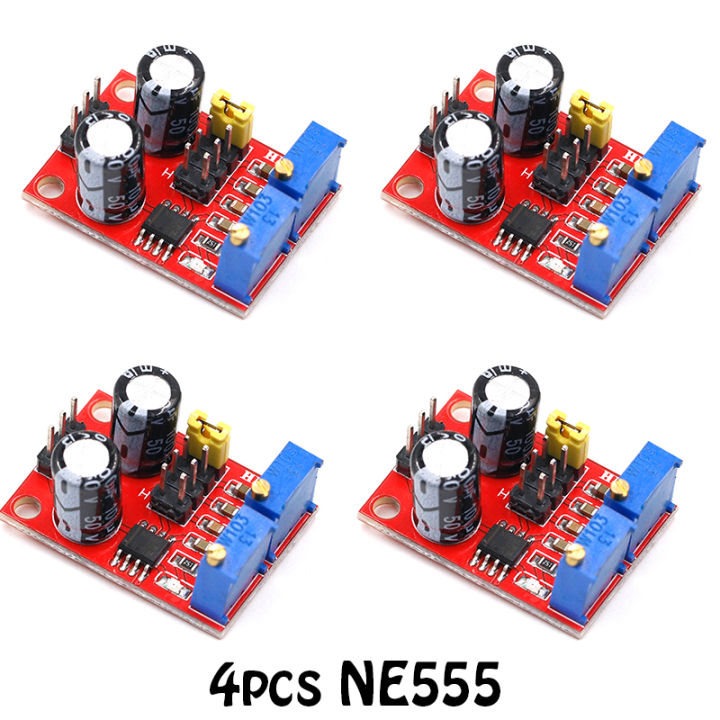4PCS NE555 AdjustableSquare Rectangular Generator Module Frequency ...
