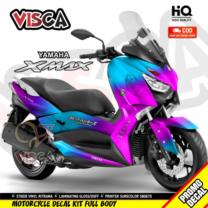 Decal XMAX 250 Full Body Dekal XMAX 250 Stiker XMAX 250 Variasi Full ...