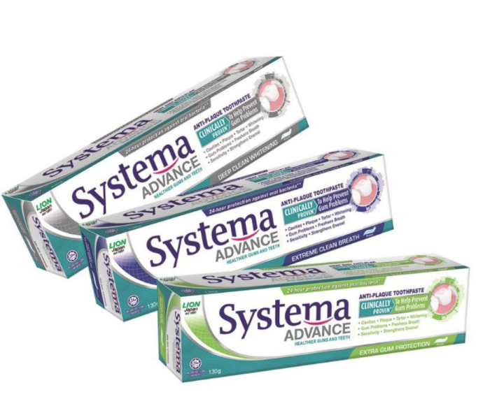 SYSTEMA ADVANCE TOOTHPASTE 130g TRAVEL PACK 20G | Lazada