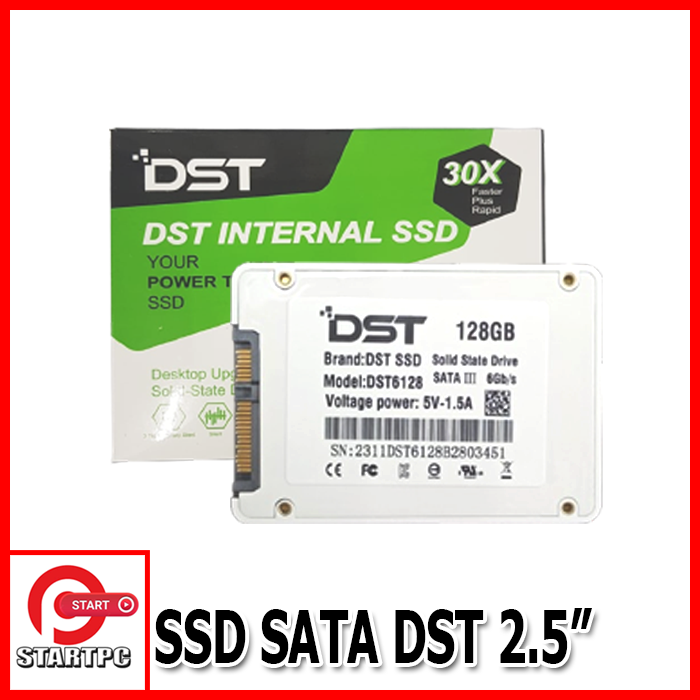 SSD SATA SOLID DRIVER 128GB Merk DST 2.5 SATA III 6GB/S | Lazada Indonesia