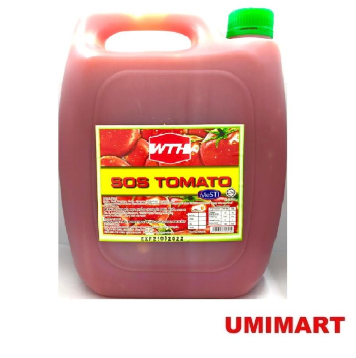 WTH Tomato Sauce/ Sos Tomato/ 番茄酱 5kg | Lazada