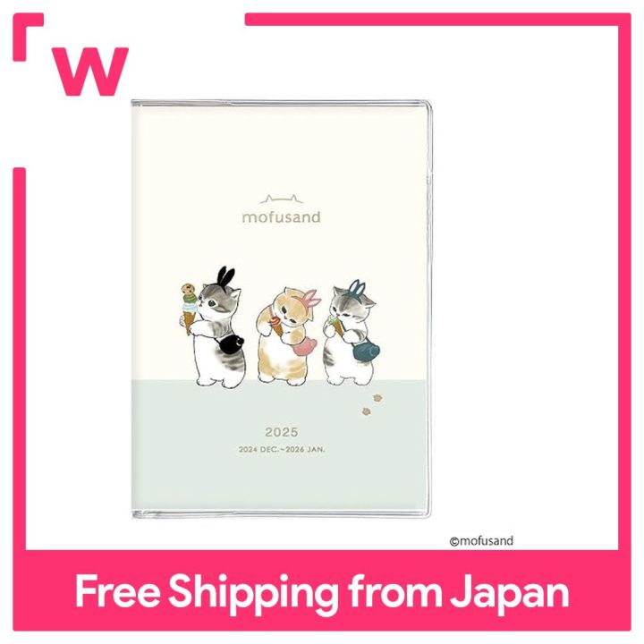 สมุดบันทึก2025 Mofusand ไดอารี่รายเดือน A6 Ice Nyan | Lazada.co.th