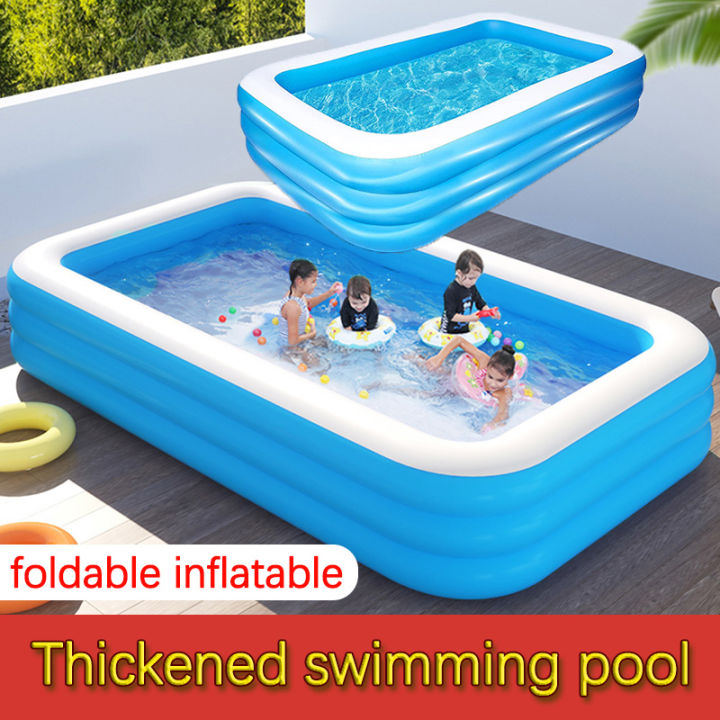 Children's Family Jilong Swimming Pool Foldable Paddling Pool ...