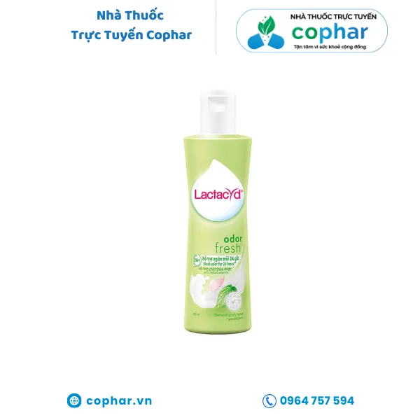 Dung dịch vệ sinh phụ nữ từ lá trầu không và nước hoa hồng Lactacyd ...