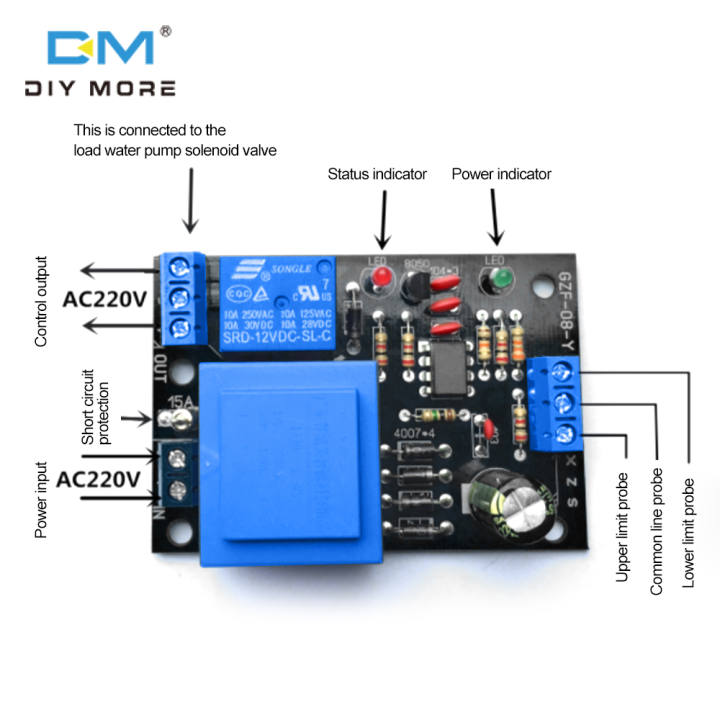 [100% Original] diymore Water Level Liquid Level Switch Sensor ...