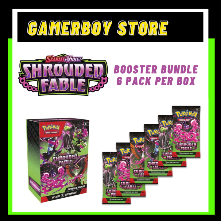 POKEMON TCG : SCARLET & VIOLET - SHROUDED FABLE BOOSTER BUNDLE (6 ...