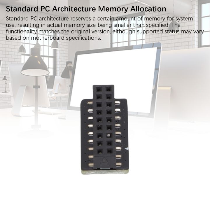 Gugxiom TPM 2.0 Encryption Security Module 18-1 Pin 2 x 10P TPM Module ...