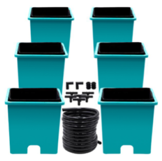 Kulture Grow Shop - Ebb and Flow Hydroponic Grow System - 6 X 5 Gallon ...