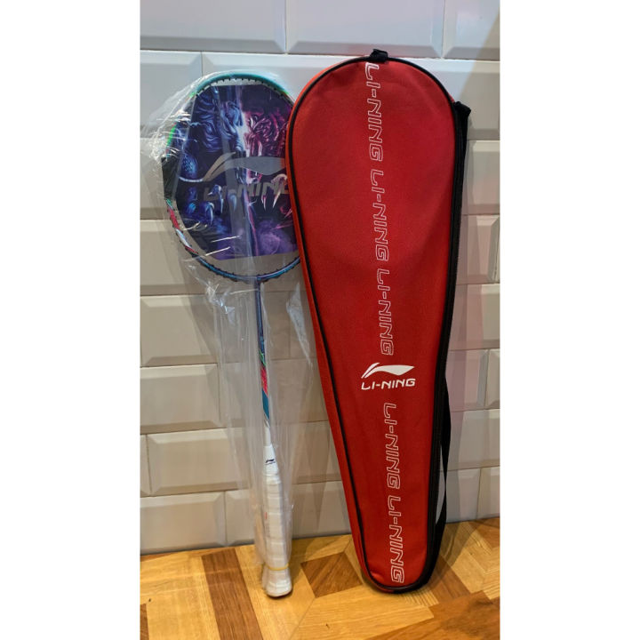Li Ning Carbon Graphite Shaft One Piece Frame Unstrung Badminton Racket ...