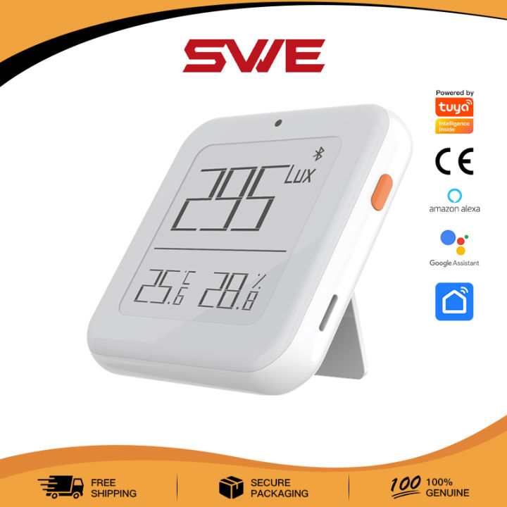 SWE ZigBee Thermometer and Hygrometer,Smart Temperature Monitor ...
