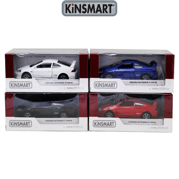 Kinsmart 1:34 Honda Integra Type R Pullback Diecast Collectible Model ...
